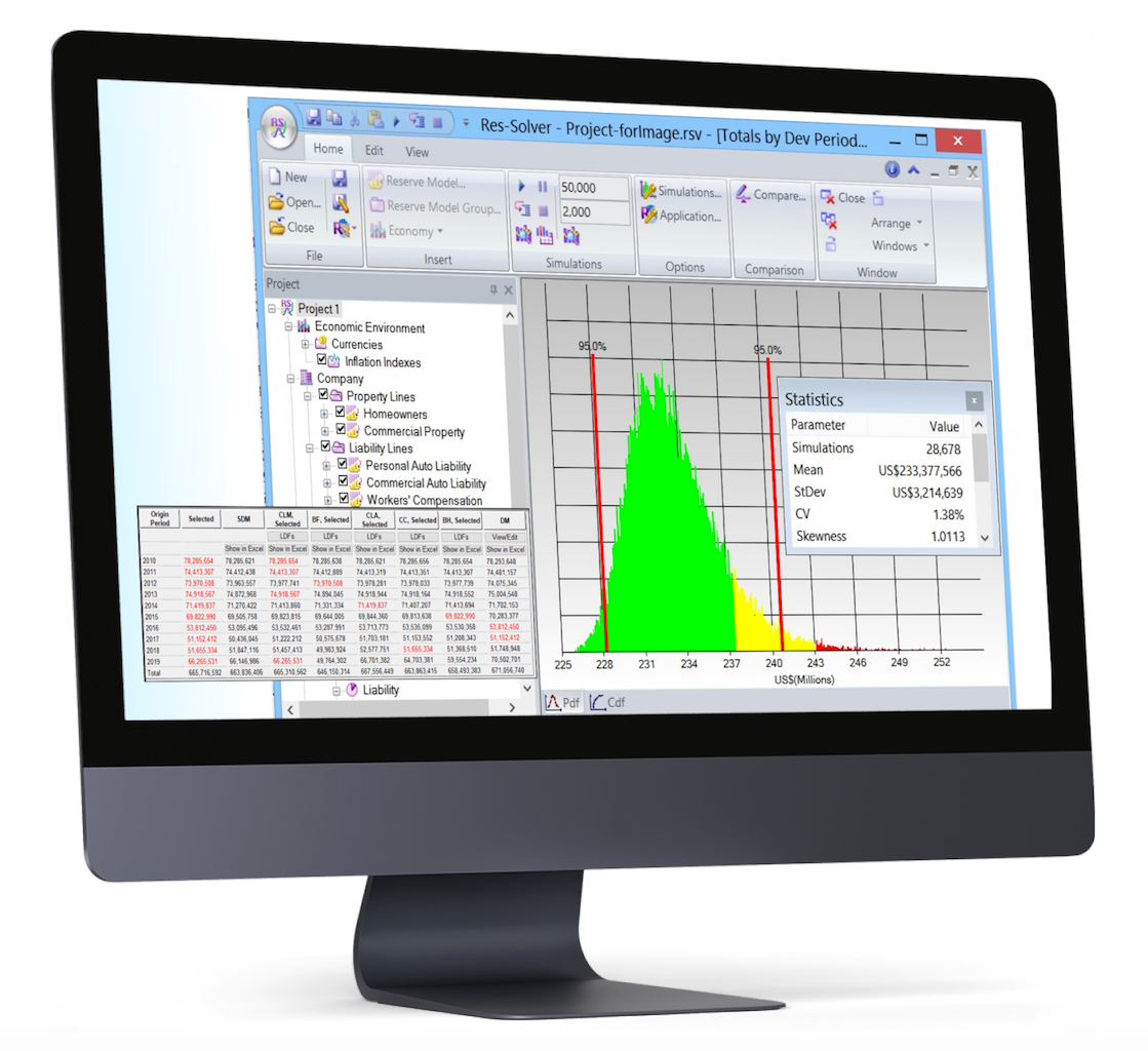 Res-Solver: Deterministic and stochastic reserving software | Ultimate ...